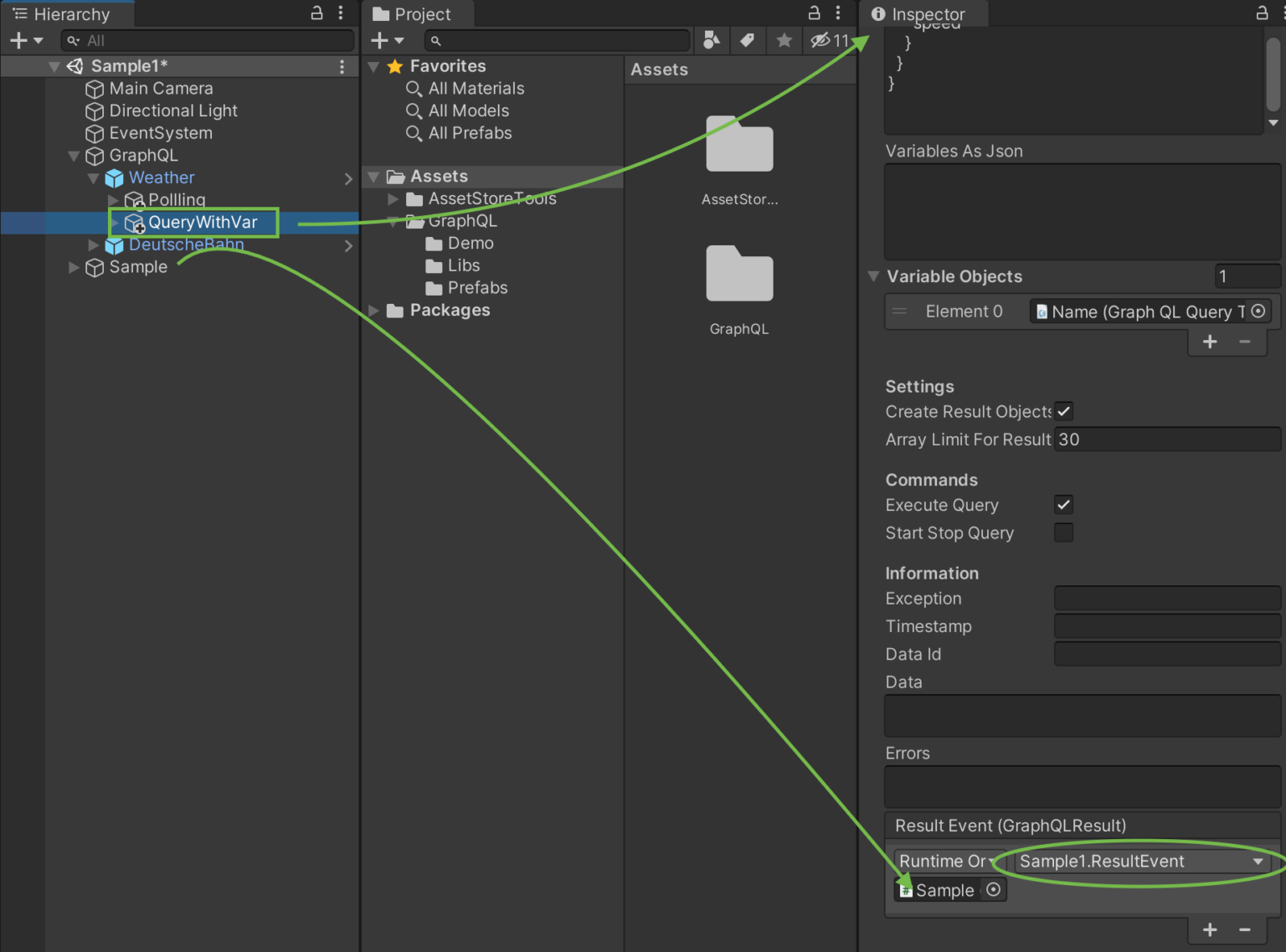 Graphql On Unity And Result Event For Data And Errors… Rocworks