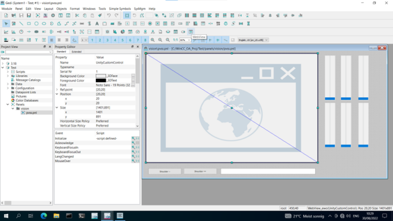 Unity3D in WinCC Open Architecture | RocWorks