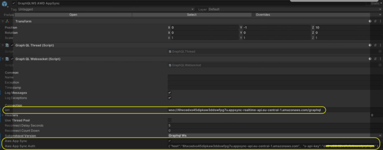 Aws Appsync Real Time Support For Graphql For Unity Rocworks